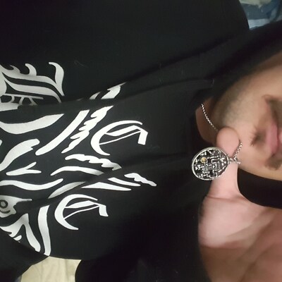 Seal Sigil of Demon Vual Necklace With Antique Finish - Etsy