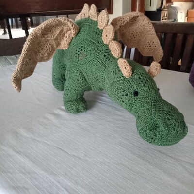 Smaug the African Flower Dragon Crochet Pattern - Etsy