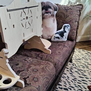 Laptop Desk for Comfortable Lying or Sitting, Eases Neck and Back ...