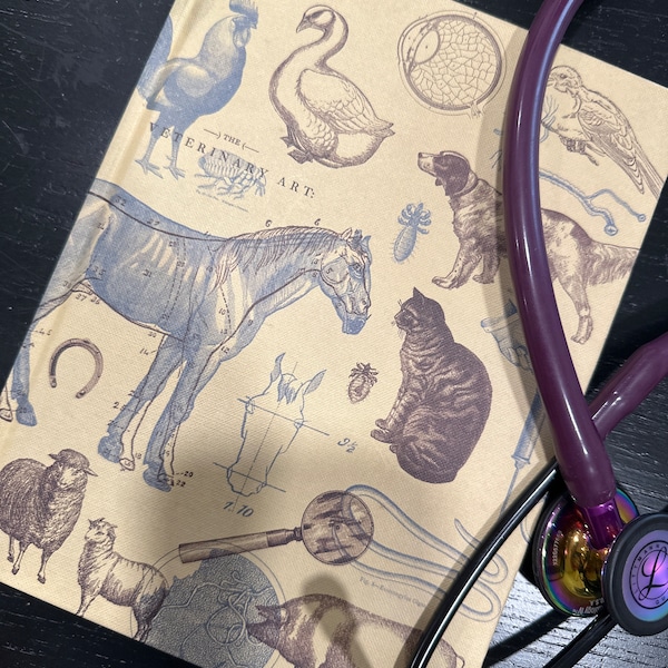 Veterinarian Notebook - Hardcover | Vet Journal, Veterinarian Gift ...