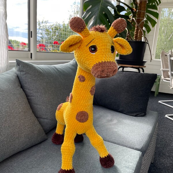 Crochet Giraffe Pattern, Giraffe Plushie, Amigurumi Giraffe, Safari ...