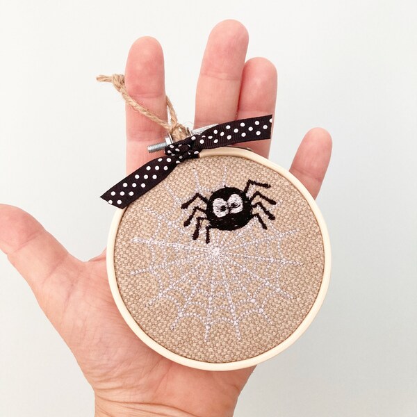 Spider Web Embroidery Design. Spider Web Design. Halloween Embroidery ...