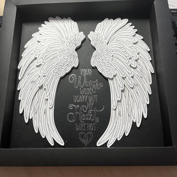 9x9 Shadow Box Frame SVG Template: Cricut & Silhouette (PDF Tutorial ...