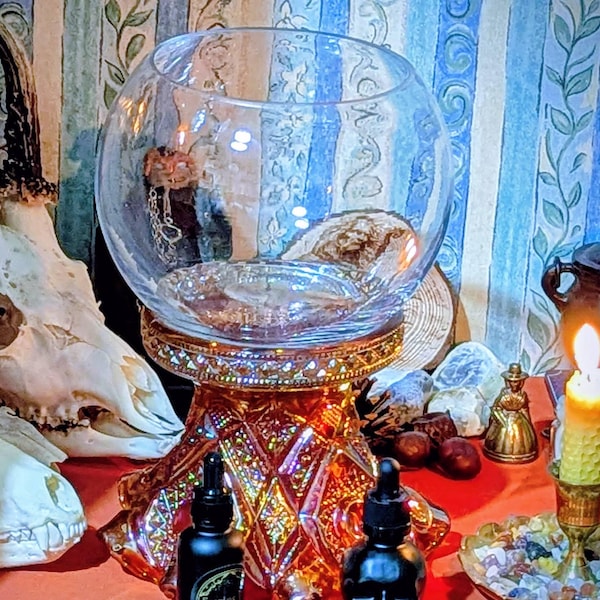 Conjuring, Scrying Mirror. Ornate & Detailed. Foxed Mirror. Magick ...