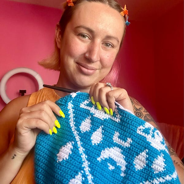 Crying Heart Crochet Wall Hanging Pattern - Etsy