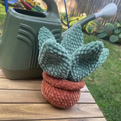 Potted Plant Friend PDF Crochet Pattern crochet Plant, Amigurumi Plant ...