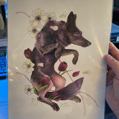 Cradle Fawn in Enchanted Forest Art Print - Etsy