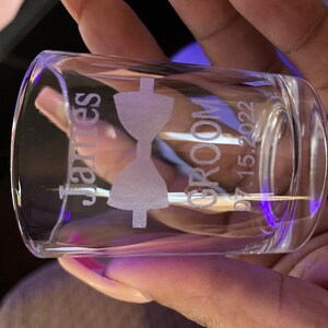 Square Engraved Shot Glass Personalized Shot Glass 2 Oz - Etsy