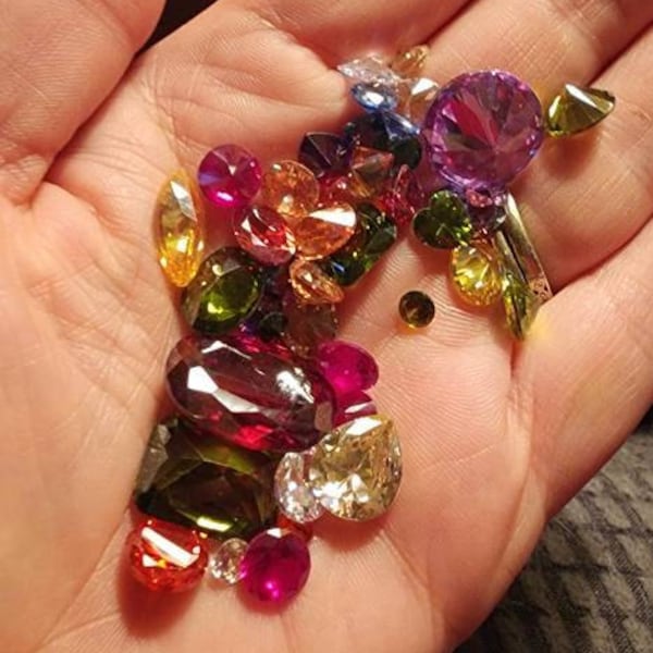 Bulk Semiprecious Cubic Zirconia Faceted Mix Shape Wholesale Lot AAA ...