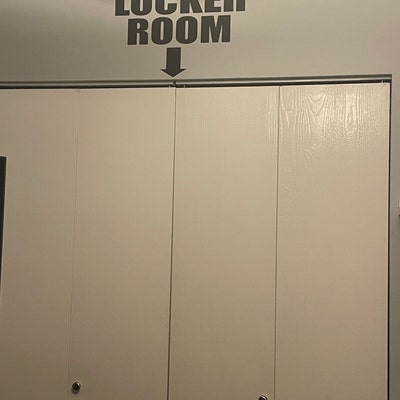 Locker Room Wall Art Decal, 13x19 - Etsy