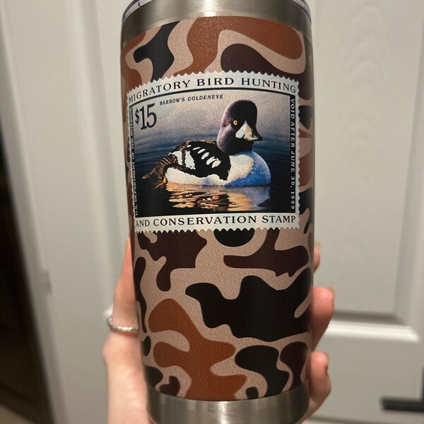 Yeti 30 Oz Tumbler Duck Stamp Old Camo 2013 WOOD DUCK - Etsy