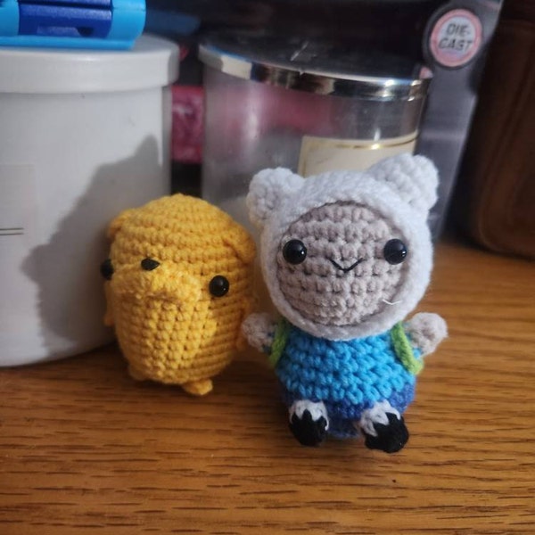 Amigurumi Cute Chibi Human and Dog Crochet Plushies | Keychains | Car ...