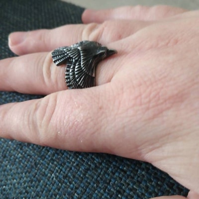 Viking Bracelet Nidhogg Dragon Head Torc, Black Stainless Steel Viking ...