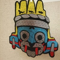 Large 8.5 Ollin Patch Olin Aztec Day Sign for Movement - Etsy Canada