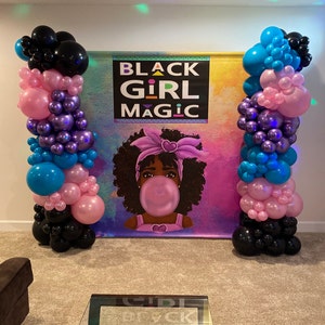 Black Girl Magic Backdrop, Photo Backdrop, Black Girl Magic Party ...