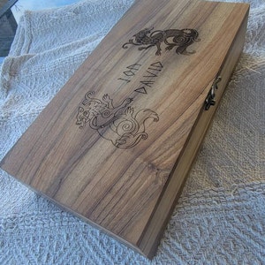 Personalized Walnut Wooden Gift Box for Presents Box for Gifts With ...