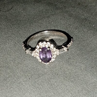 Star Sapphire Ring Sterling Silver 925 Blue Star Sapphire Ring Silver ...