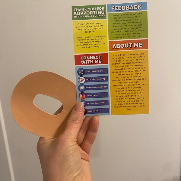 Dexcom G6 No-lift No-fray Dexcom Overpatch Overlay Patch CGM Tape CGM ...