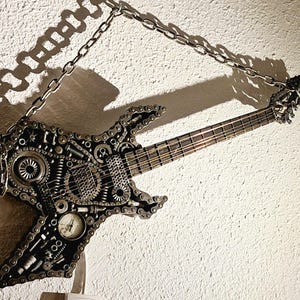 2 in 1 Fully Functional Steampunk Night Lamp and Clock Made of Scap ...