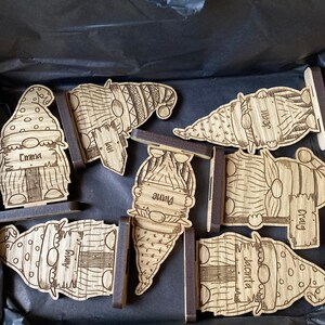 Christmas Personalised Gonk Decorations Place Names - Etsy