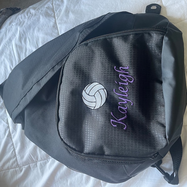 Personalized Volleyball Sling Backpack - Etsy