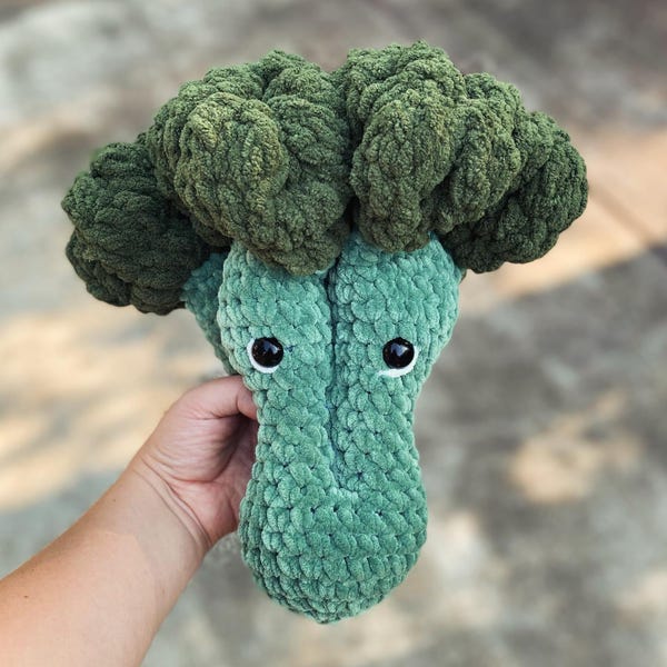 BROCCOLI Crochet Pattern - Crochet Broccoli Pattern. Amigurumi Broccoli ...