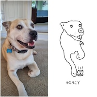 CUSTOM UGLY PORTRAIT Line Drawing Bad Portrait Line Art - Etsy Hong Kong