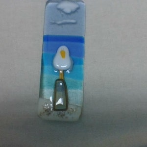 Christmas Tree Fused Glass Decoration With 2 Robins - Etsy UK