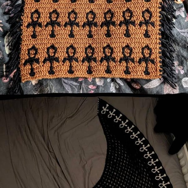 Ankh Mosaic Crochet Pattern by Sixel Design - Etsy