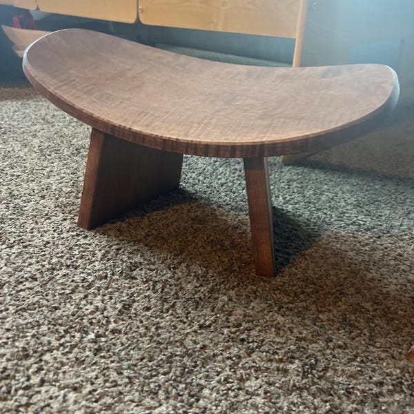 Bluecony® Meditation Bench - Handmade Assembled Wooden Stool IKUKO ...