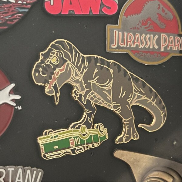 Jurassic Franchise Dinosaurs 2" Hard Enamel Pin - Lapel Pin Gift - Etsy