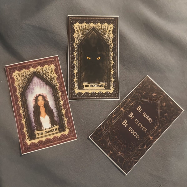 One Dark Window Inspired Card Sticker Vinyl Sticker / Bookish Stickers ...