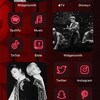 Red Neon App Icons, Neon Aesthetic Ios 14 Icons, iPhone Icon Pack Neon ...