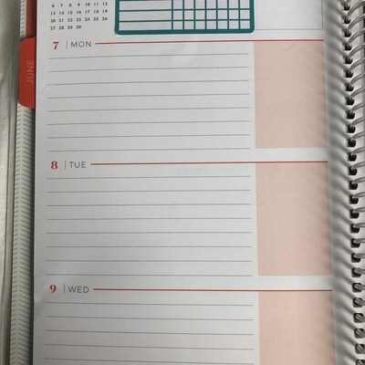 WEEKLY HABIT Tracker Table, Functional Label Planner Stickers for Erin ...