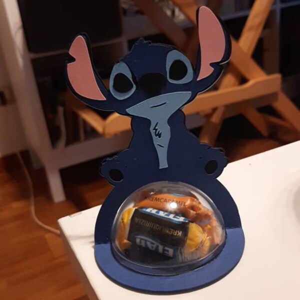 Blue Alien Candy Holder Svg-silhouette Studio - Etsy