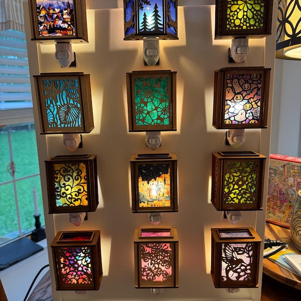 Night Light Display Board for Retail, Vendors, Craft Shows, 12 Outlet ...
