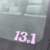 13.1 Distance Decal, 13.1 Choose Your Color, 13.1 Half Marathon, Flower ...