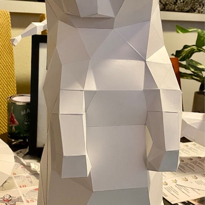 Munchkin Cat Stand up Paper Craft, Digital Template, Origami, PDF ...