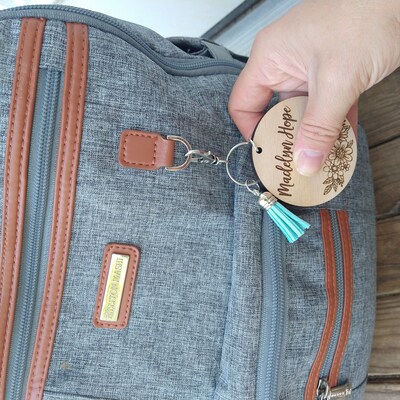 Diaper Bag Tag Personalized, Backpack Tags, Personalized Bag Tags ...