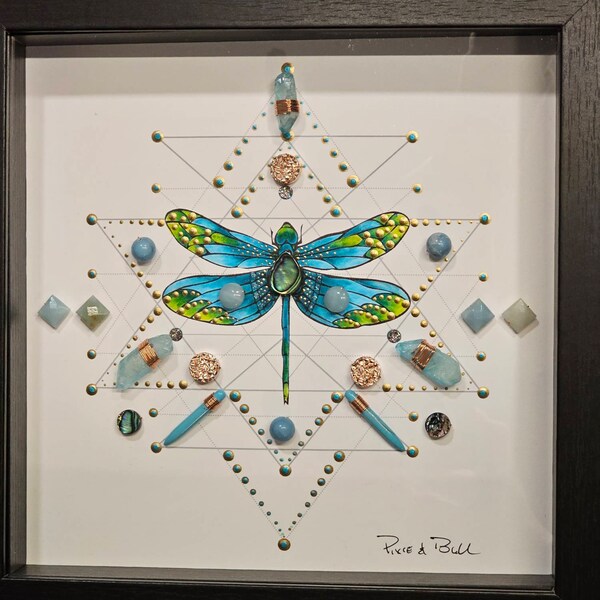 Crystal Art, Sacred Geometry Art, Mandala Art, Energy Infused Art ...