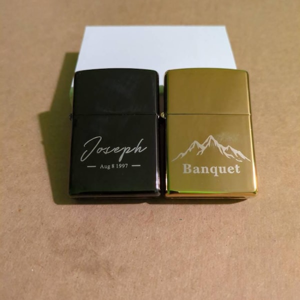 Engraved Lighter for Men – Personalized Groomsmen Gift - Etsy