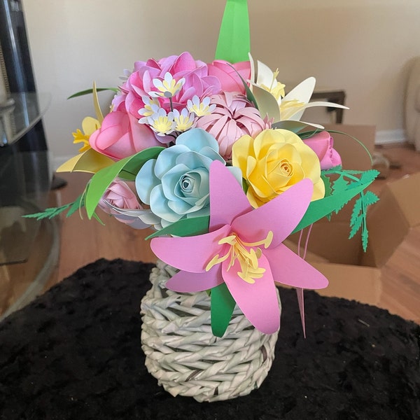 Paperflower Bouquet, Handmade Paperflowers, Bridal Bouquet ...