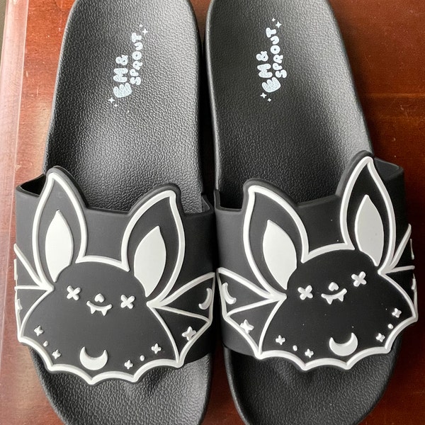 Bat Slides - Women's Sizes 6-11 - Etsy