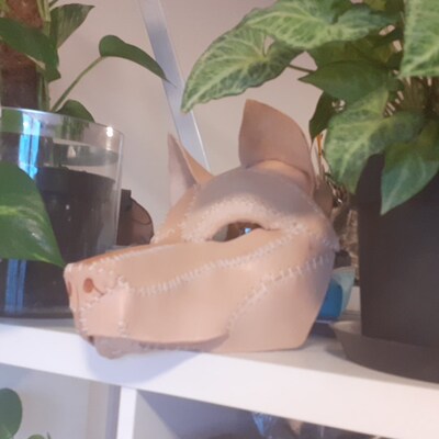 Canine/canid Low Poly Mask Pattern for Cardboard or EVA Foam - Etsy