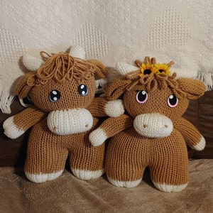 Highland Cow Knitting Machine Pattern PDF ONLY Addi Sentro - Etsy