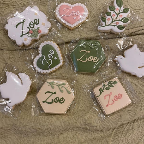 Custom Order Cookies/personalized Cookies/monogrammed Cookies/special ...