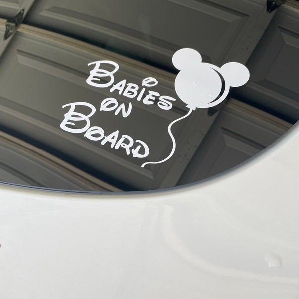 Baby on Board Decal Sticker Car Decal Kids Little Dudes Tiny Human Wild ...