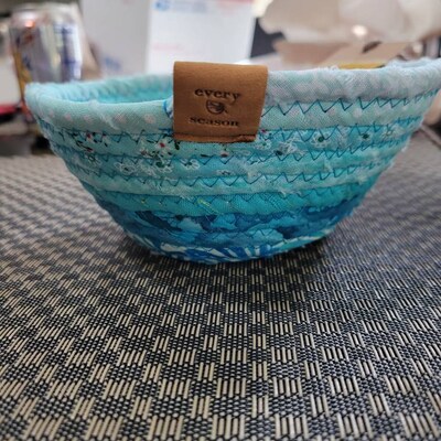 Fabric Scrap Bowls glasses Rope Bowl Tiny Rope Bowl - Etsy