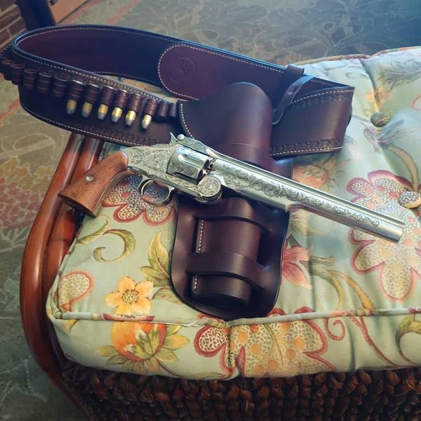 Doc Holiday Cross Draw Western Holster and Cartridge Belt - Etsy