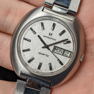 Vintage 1978 Timex Automatic Water Resistant Day & Date Men's Watch W ...